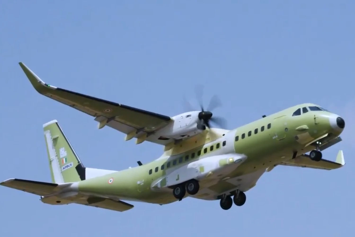 The first India-built Airbus C295 takes to the skies - Air Data News